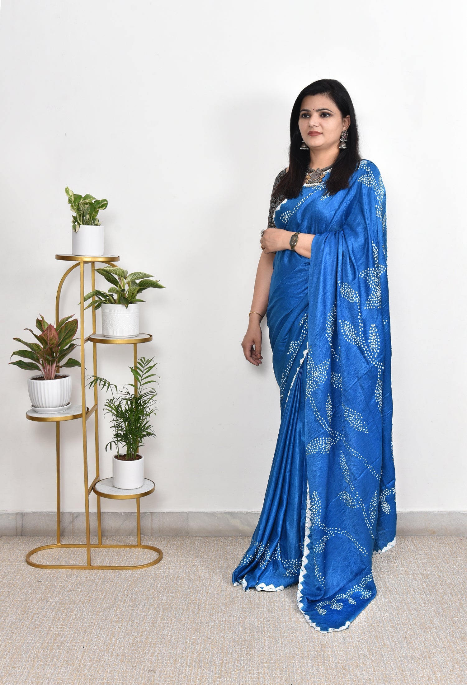 GANGA : RAI BANDHANI SAREE – EkBanni